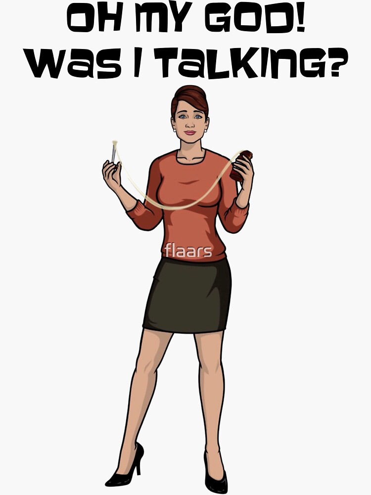 "Archer Cheryl Tunt Carol Tunt Archer Quote " Sticker for Sale by ...