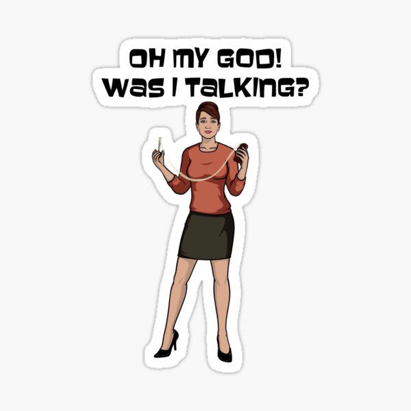 "Archer Cheryl Tunt Carol Tunt Archer Quote " Sticker for Sale by ...