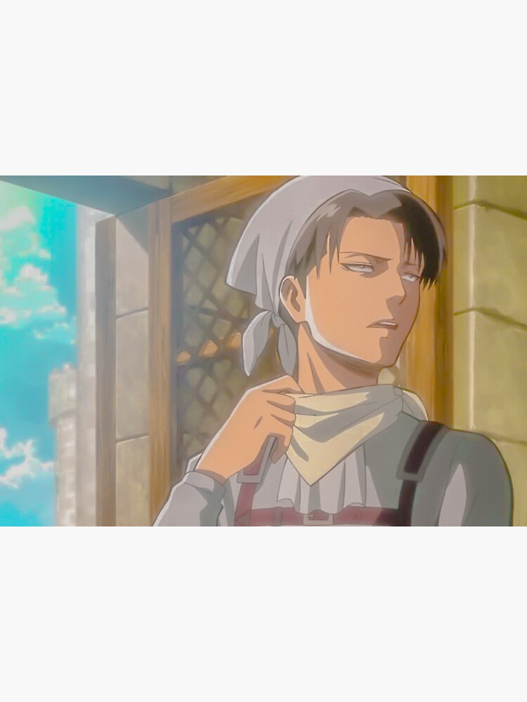 "levi ackerman aot aesthetic cleaning" Sticker for Sale by zoilistray ...