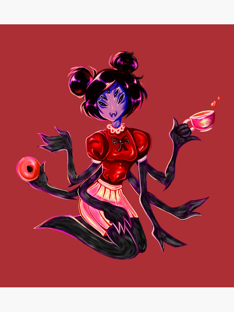 "Muffet" Sticker by spicyratz | Redbubble