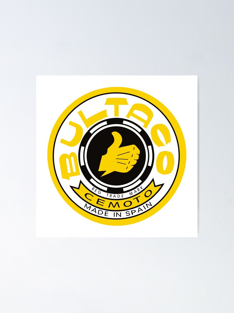 "BEST SELLER - bultaco motorcycles logo Merchandise" Poster by ...