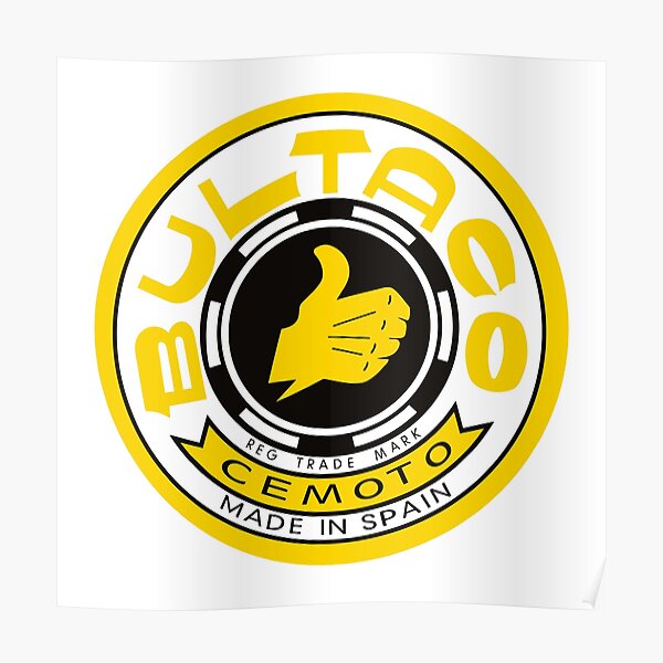 "BEST SELLER - bultaco motorcycles logo Merchandise" Poster by ...