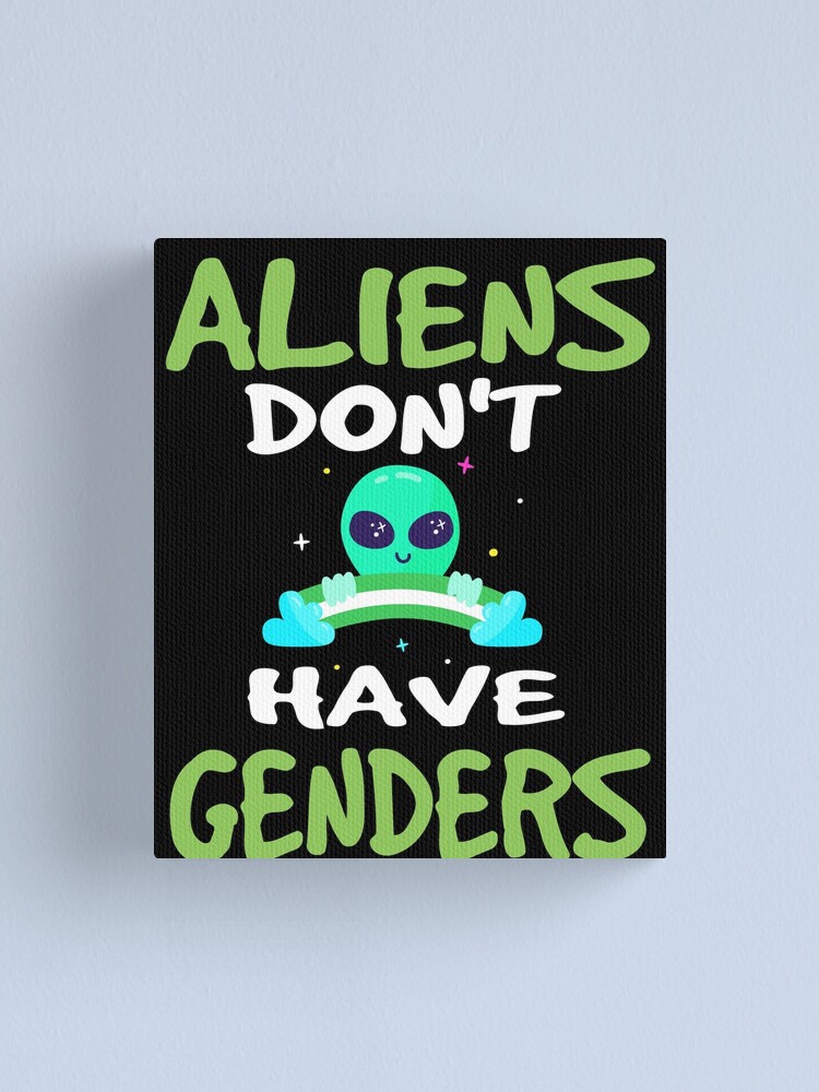 "Agender Alien Funny Aliens don't have Gender Genderless Pride Agender ...