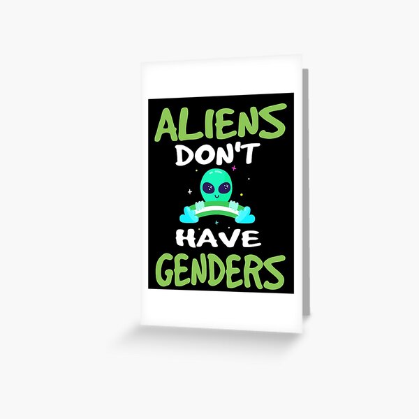 "Agender Alien Funny Aliens don't have Gender Genderless Pride Agender ...