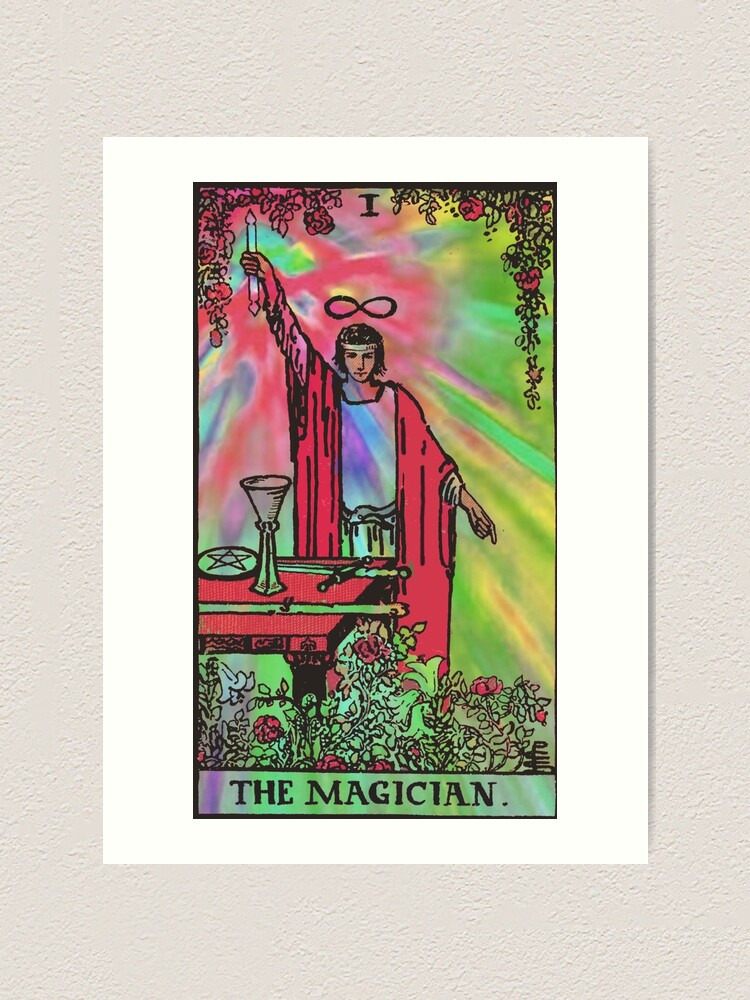Lámina artística « (Alta resolución) El mago - Carta de Tarot ...