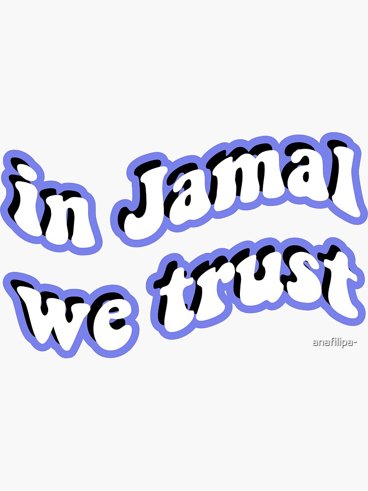""in Jamal we trust" on my block | Netflix " Sticker for Sale by ...