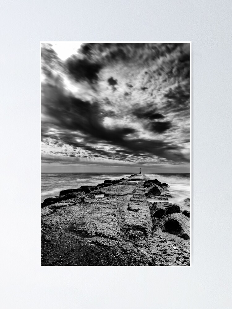 "The Long Spit - Hengitsbury Head" Poster for Sale by oakbear1 | Redbubble
