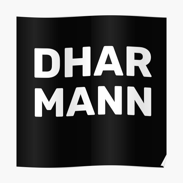 Dhar Mann Mann Posters | Redbubble