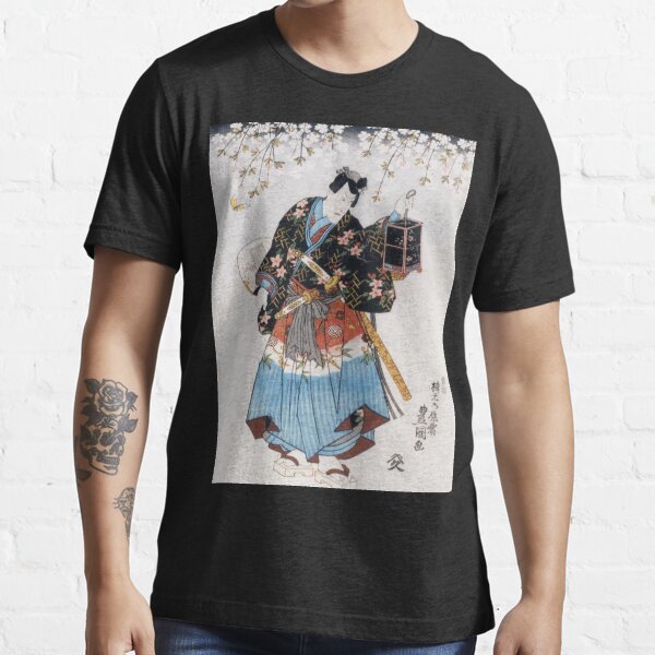 "Classic Vintage Ukiyo-e Samurai Old Scroll Japan Art" T-shirt for Sale ...