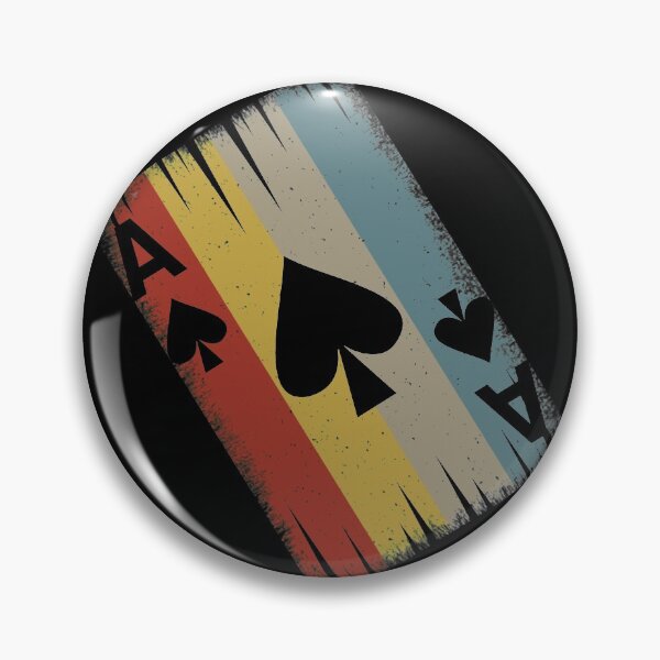 "Ace of Spades" Pin for Sale by temo00o | Redbubble