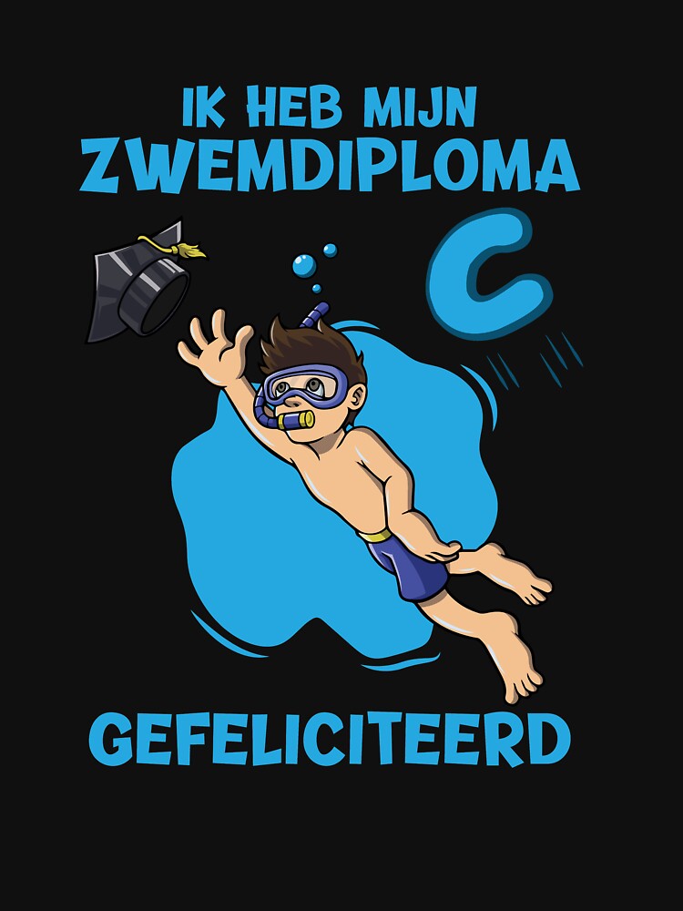 "Boy is getting here swimming certificate C. Congratulations with your ...