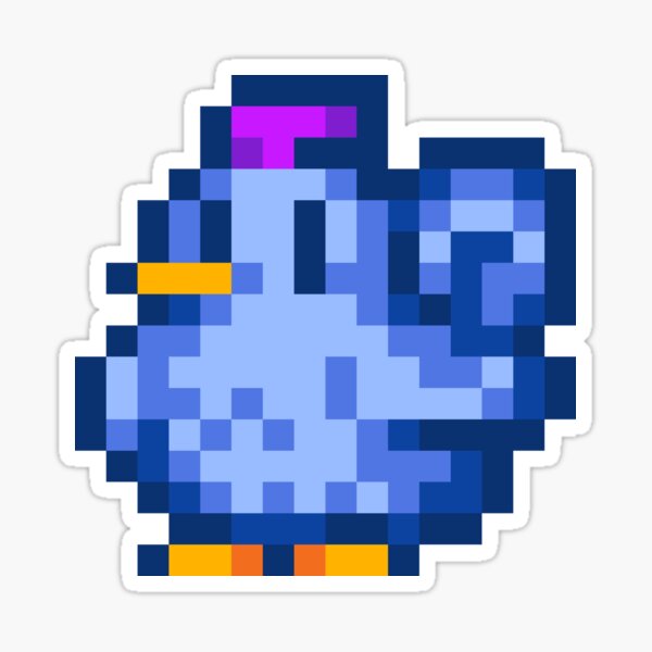 "Stardew Valley - Blue Chicken" Sticker for Sale by jbrasseur25 | Redbubble