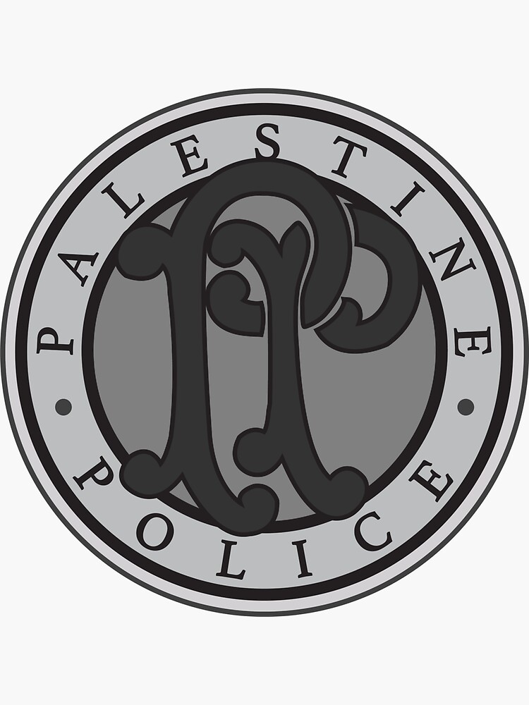 "Palestinian Police Emblem" Sticker by ArtofDissent | Redbubble