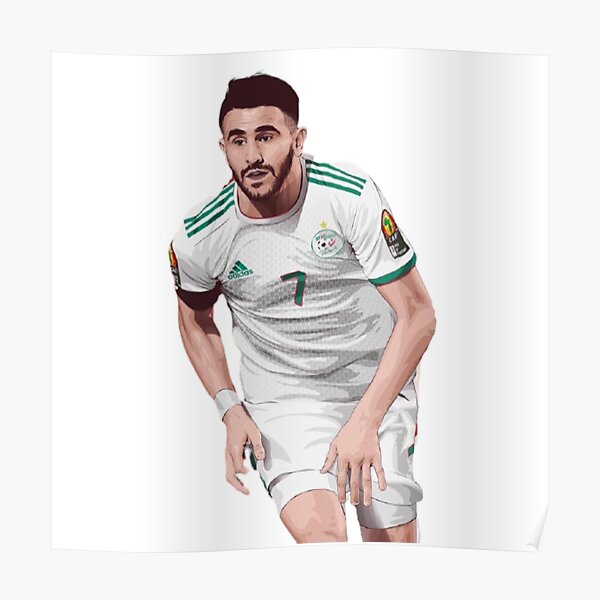 Poster « Riyad mahrez », par Aghilless | Redbubble