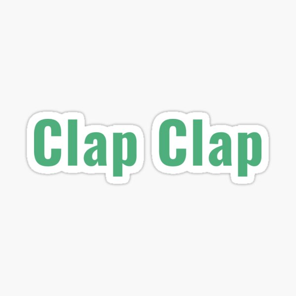 "Clap Clap - Forza Horizon chat" Sticker for Sale by mahasinraihan ...