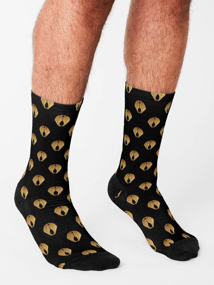 "Otomo Daki Gyouyou Kamon in Gold Seal" Socks for Sale by Takeda-art ...