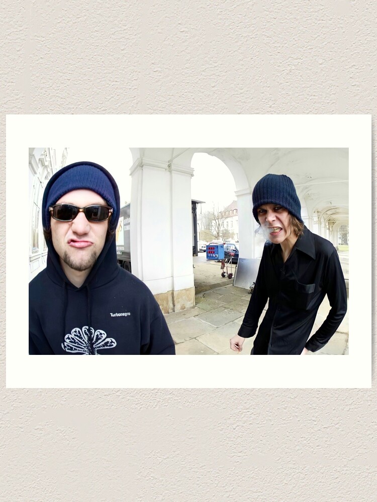 "Bam Margera and Ville Valo" Art Print by sophiesambora | Redbubble