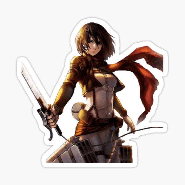 "The design for the famous anime hero Mikasa Ackerman ,Attack on Titan ...