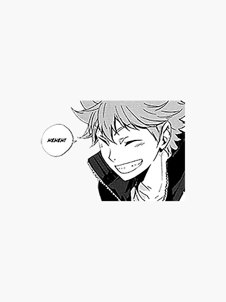 "HEHEH! (Small)" Sticker for Sale by coleworks | Redbubble