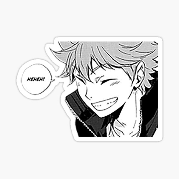 "HEHEH! (Small)" Sticker for Sale by coleworks | Redbubble