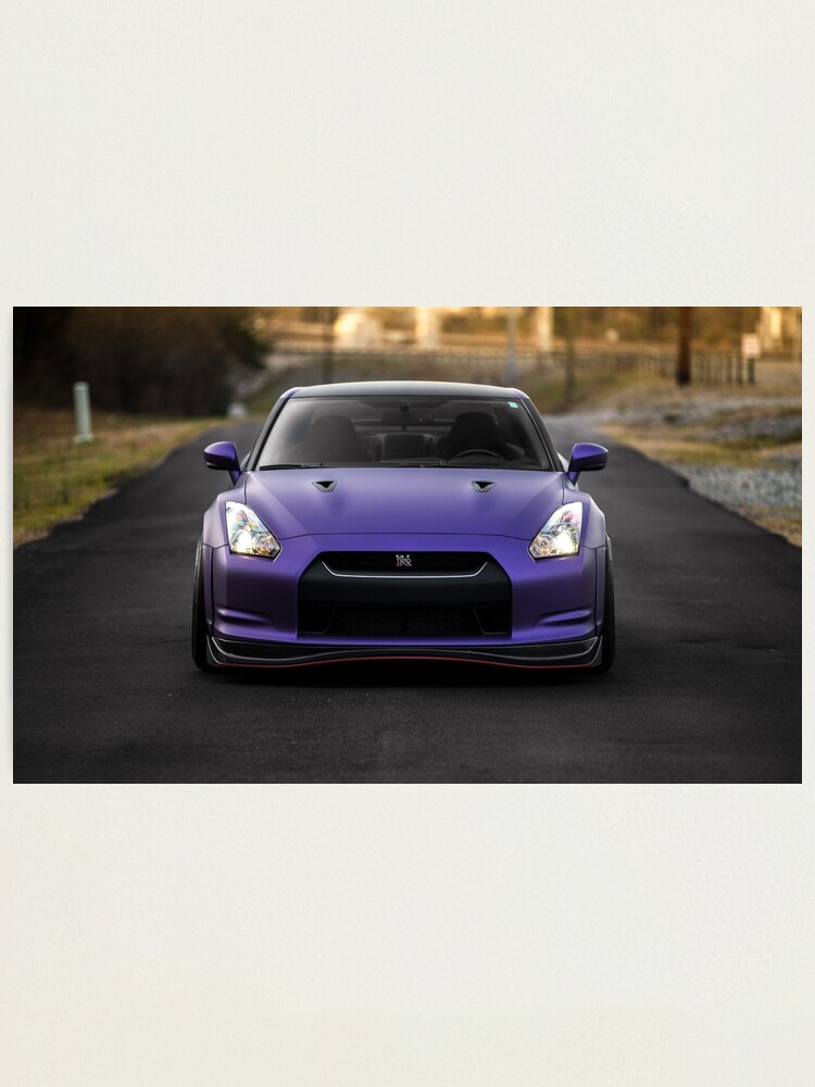 "Purple R35 GTR" Photographic Print by MikeKuhnRacing | Redbubble