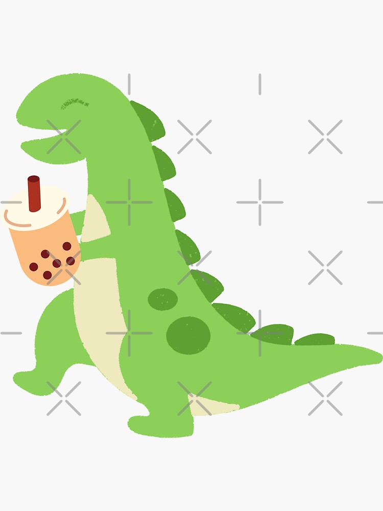 "Dino Boba" Sticker for Sale by ImperialBaron | Redbubble