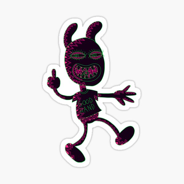 "Cheeky Ding Dong" Sticker for Sale by JuicySchinken | Redbubble
