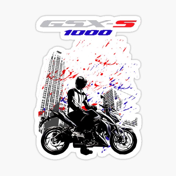 "Suzuki GSX-S 1000" Sticker by Evomotoarte | Redbubble