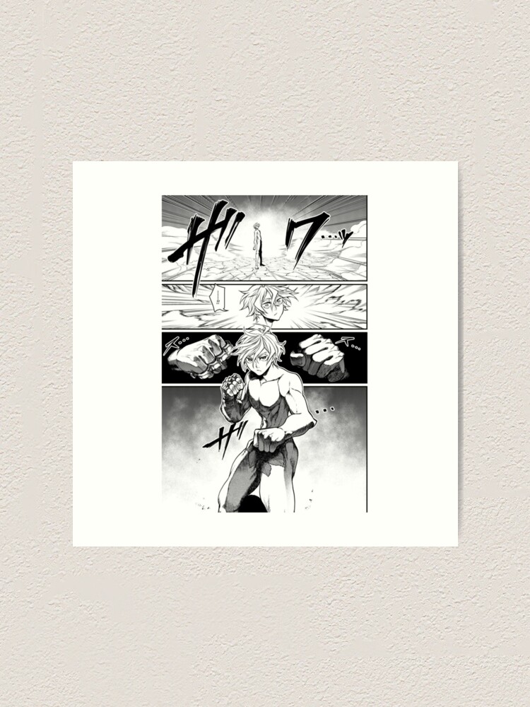 " Adam fighting - Record of Ragnarok Manga" Art Print for Sale by ...