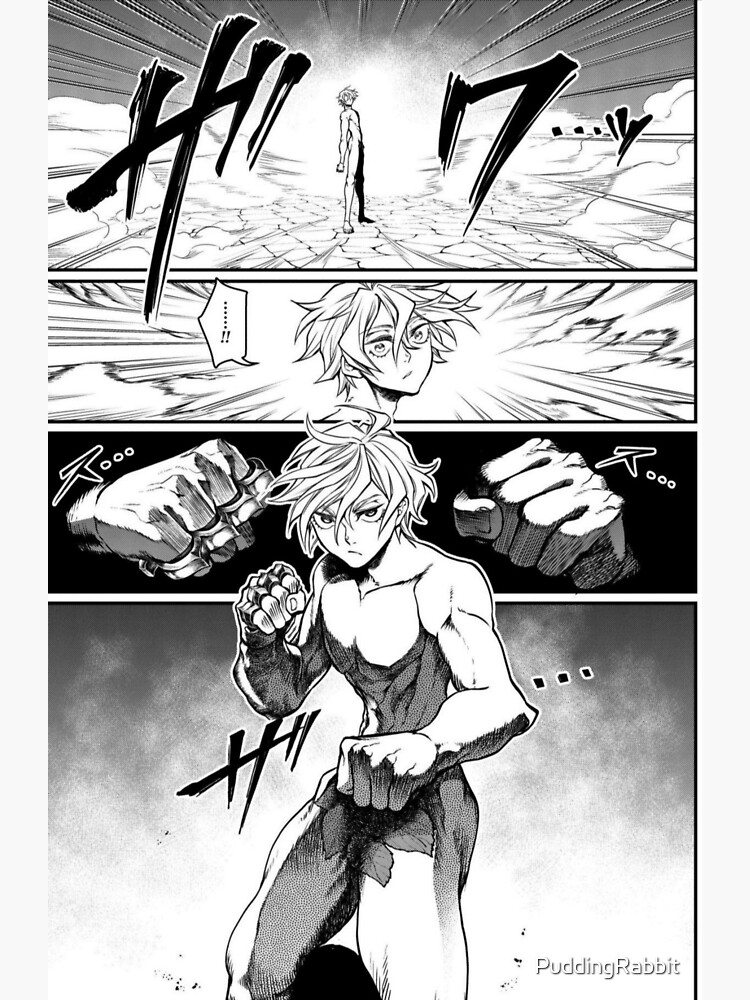 " Adam fighting - Record of Ragnarok Manga" Sticker by PuddingRabbit ...