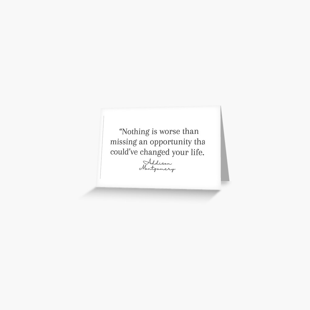 "Addison Montgomery Quote " Sticker for Sale by samantha167 | Redbubble