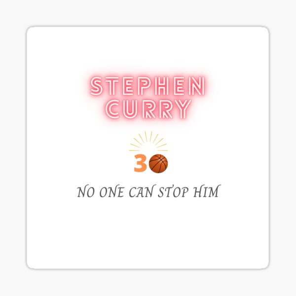 Stephen Curry Nba Basketball Sticker For Sale By Meriem Store Redbubble