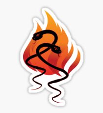 Fire Serpent Stickers | Redbubble