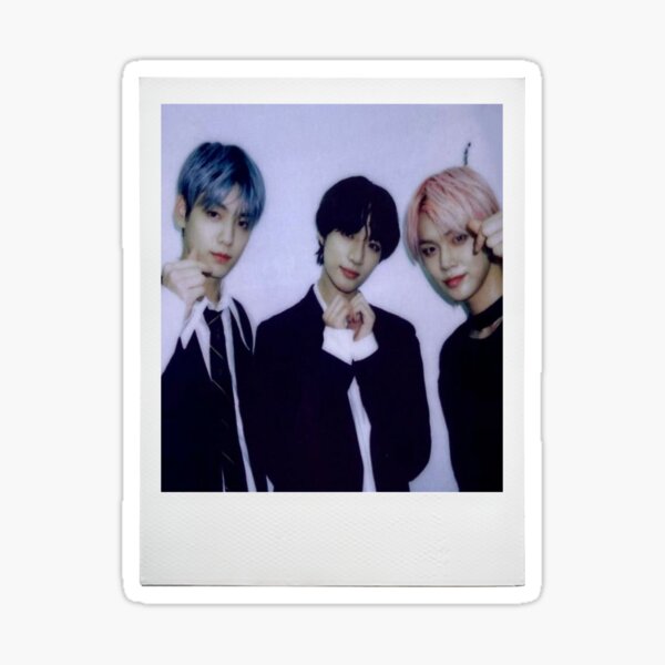 "TXT Polaroid" Sticker for Sale by Meah-Liv | Redbubble