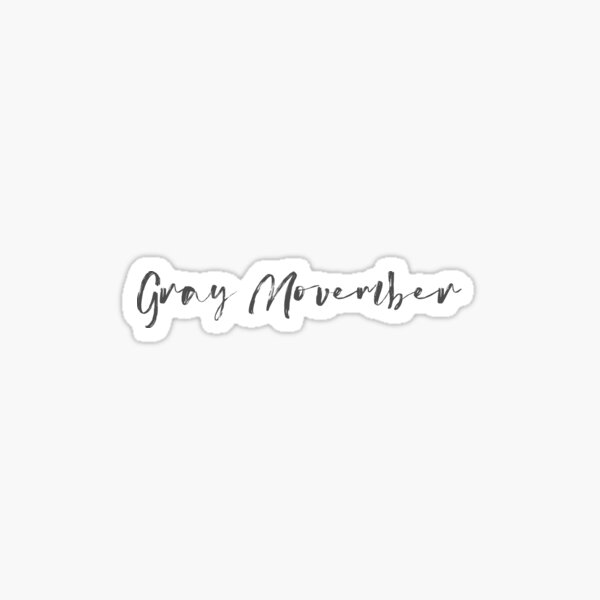 "Taylor Swift Evermore Gray November" Sticker by hannah1joy | Redbubble