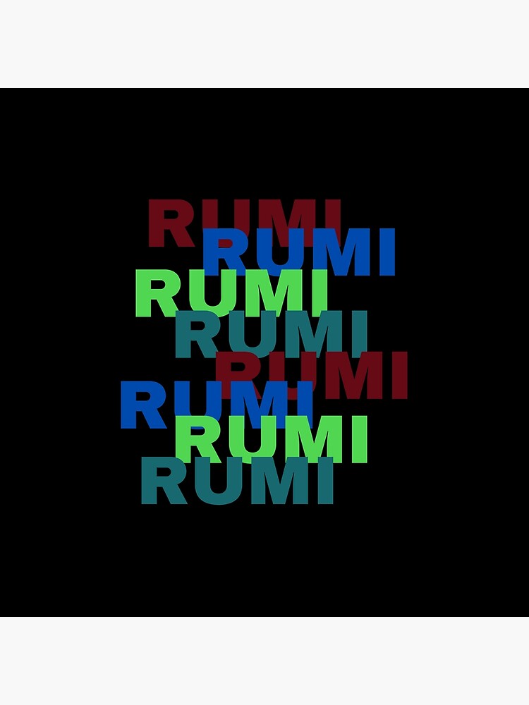 "rumi - logo" Art Print for Sale by philproject | Redbubble