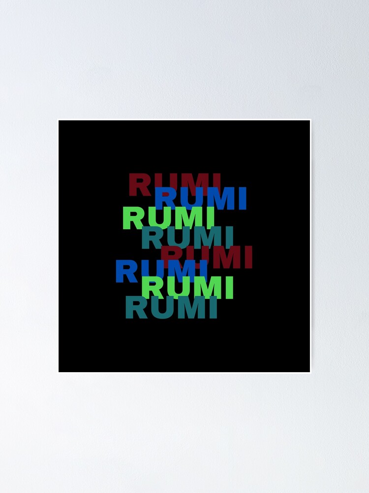 "rumi - logo" Poster for Sale by philproject | Redbubble