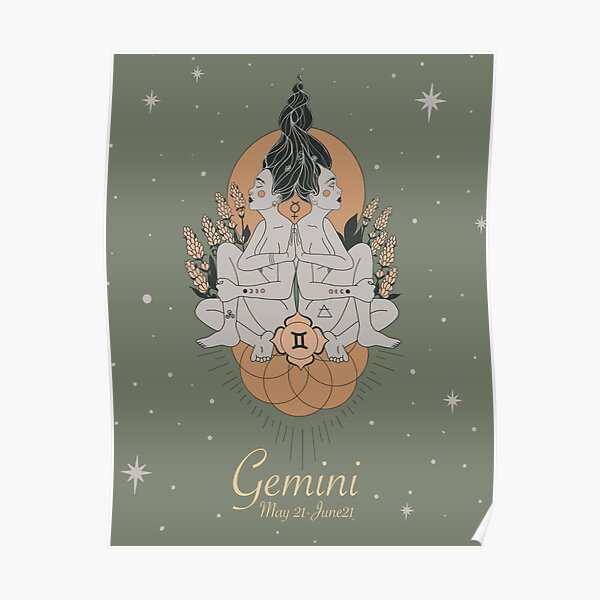 "Gemini goddess, gemini zodiac sign, gemini, gemini astrology" Poster ...