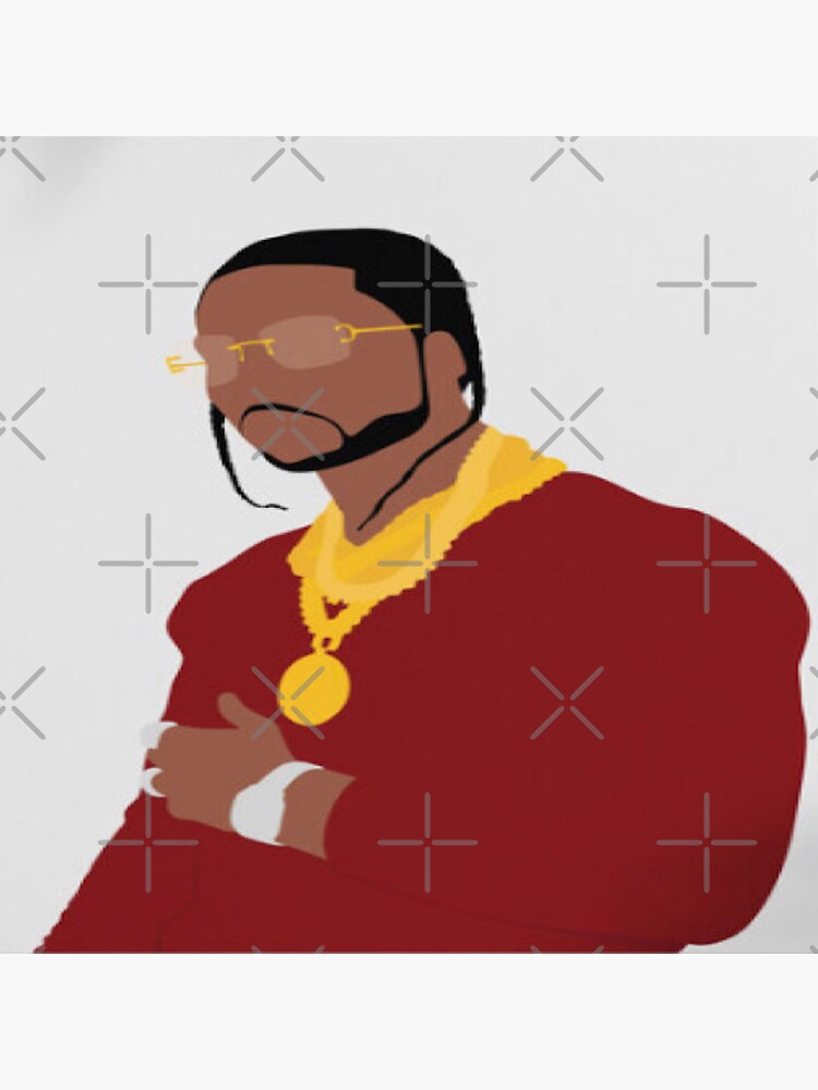 "POP SMOKE" Sticker for Sale by DleVerified | Redbubble