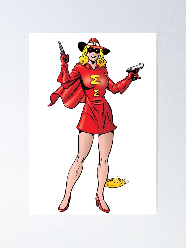 "Miss Masque" Poster for Sale by TemporalComics | Redbubble