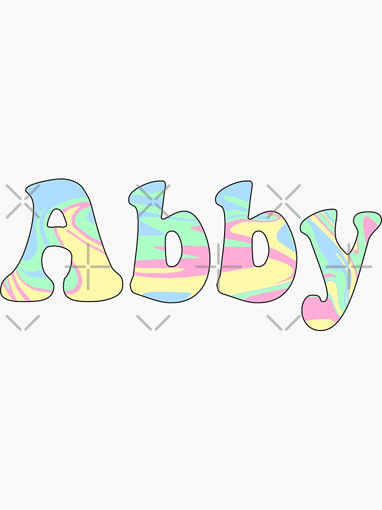 "Abby Custom" Sticker for Sale by Lunas-Bloom | Redbubble
