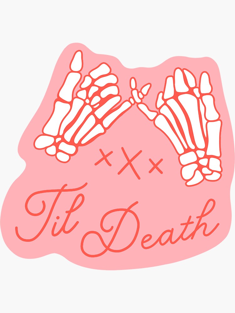 "XXX Til Death" Sticker for Sale by Miranda1114 | Redbubble