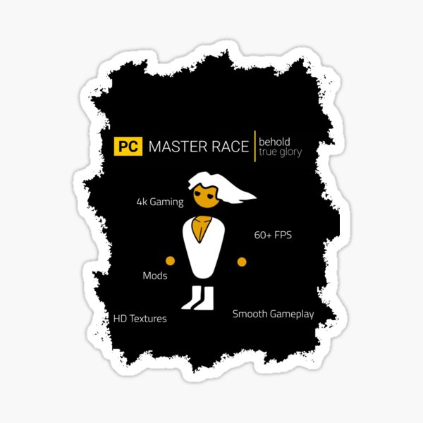 "PC Master Race" Sticker by LiquidBass | Redbubble