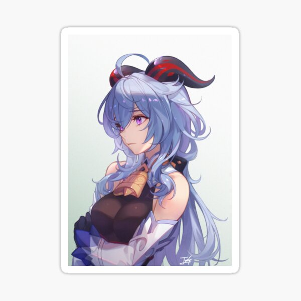 Genshin Impact Ganyu Stickers | Redbubble