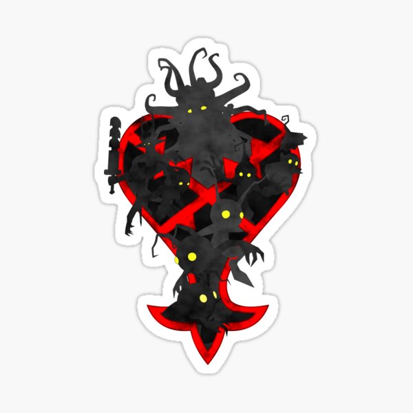 "Heartless Hierarchy [Black]" Sticker for Sale by Bearchugger | Redbubble