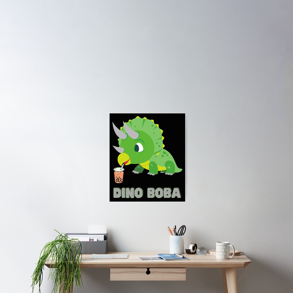 "Dino Boba, Boba Tee, Boba, süß, Dino, Dinosaurier, Bubble Tea, Boba ...