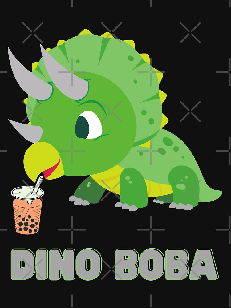 "Dino boba, boba tea, boba, cute, dino, dinosaur, bubble tea, boba dino ...