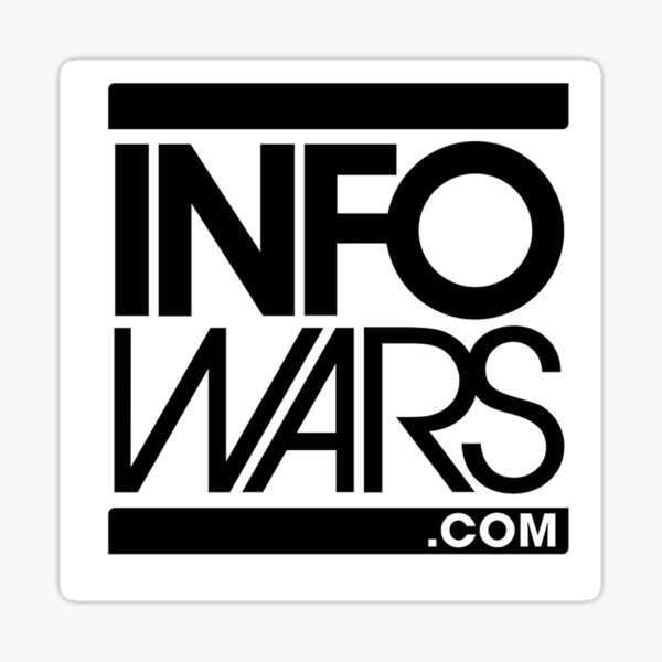 "Info Wars Dot Com Logo" Sticker for Sale by samda99 | Redbubble