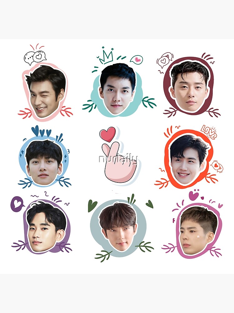 "Kim Seon Ho - Lee Min ho - Park Seo jun - Park bo gum Oppa" Art Print ...