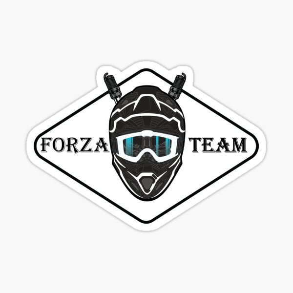 "forza team" Sticker by ayoubemajdb | Redbubble